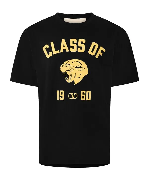 Valentino Garavani Crew Neck Printed T-shirt