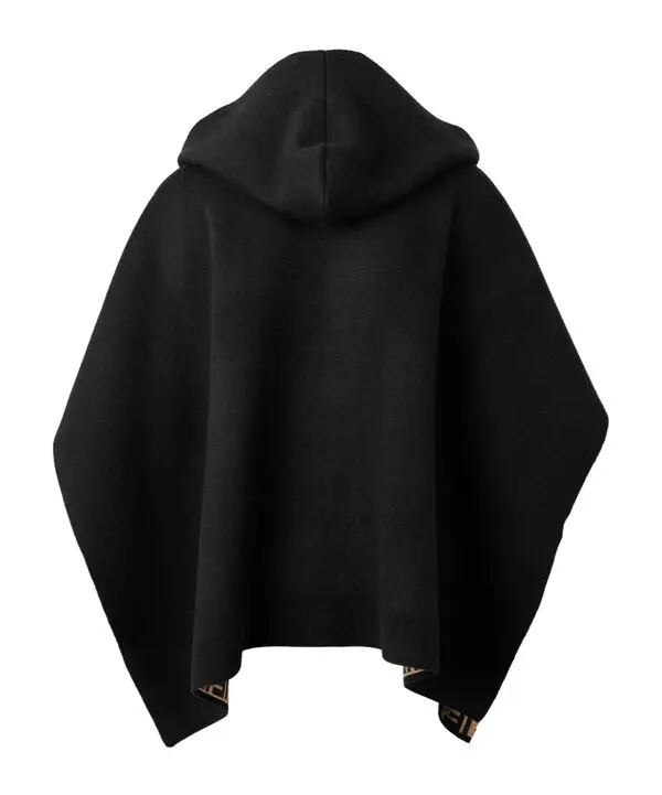 Fendi Reversible Hooded Cape