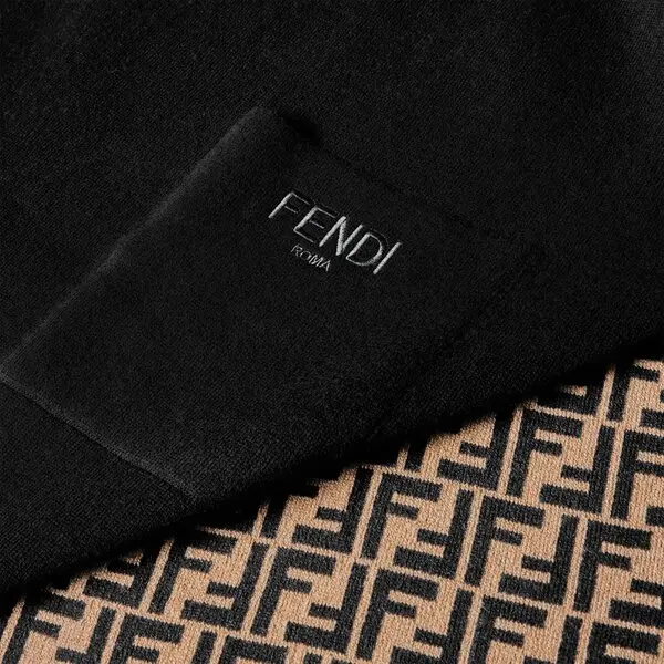 Fendi Reversible Hooded Cape