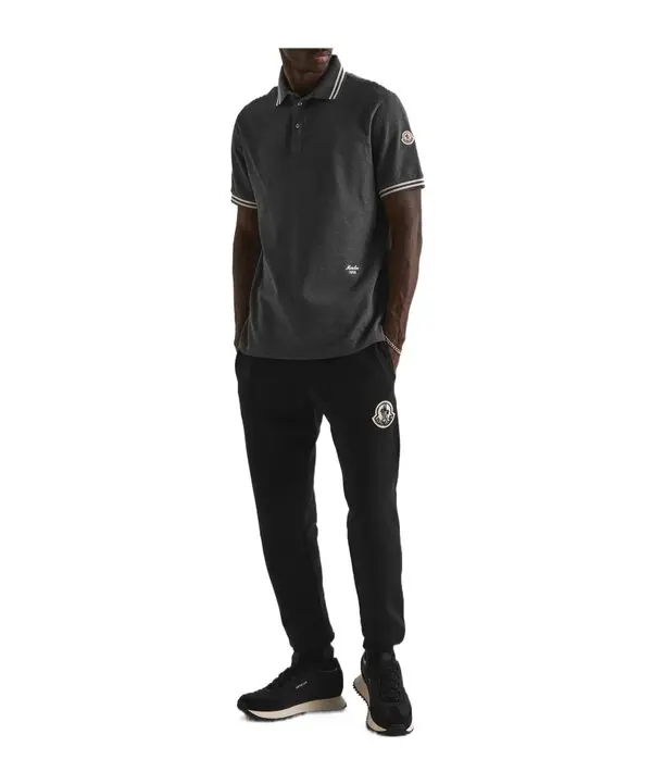 Moncler Short-sleeve Pique Polo Shirt
