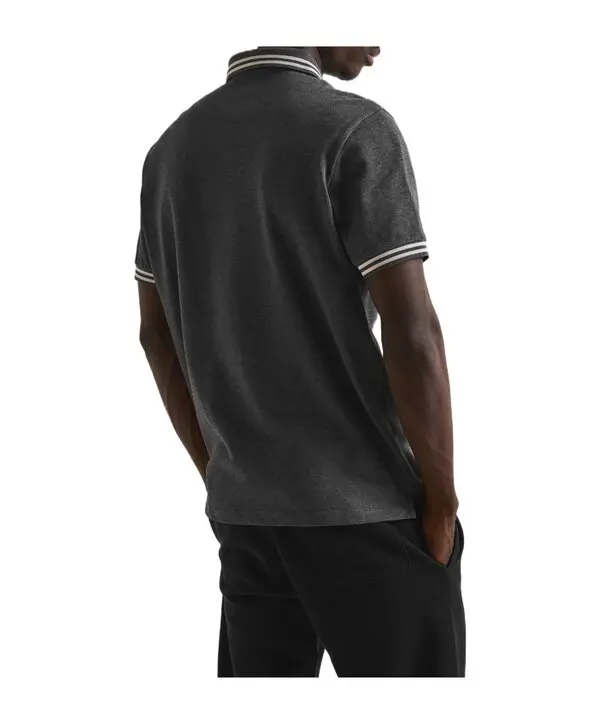 Moncler Short-sleeve Pique Polo Shirt