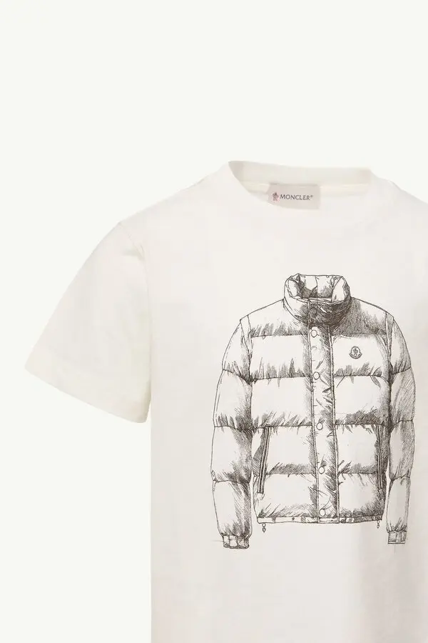 Moncler Graphic Print Cotton T-shirt