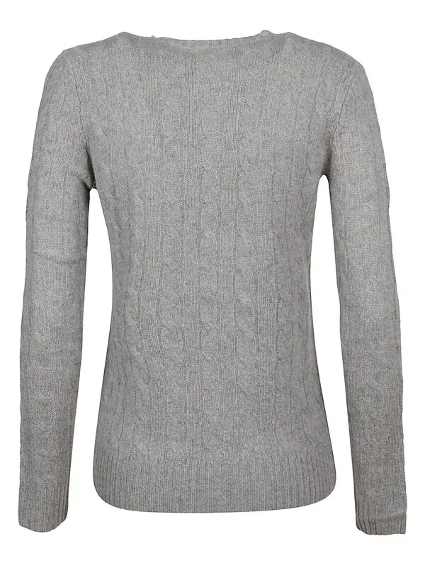 Polo Ralph Lauren Logo-embroidered Cable-knit Jumper