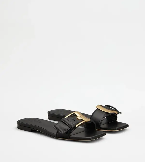 TOD'S Square-toe Flat Sandals