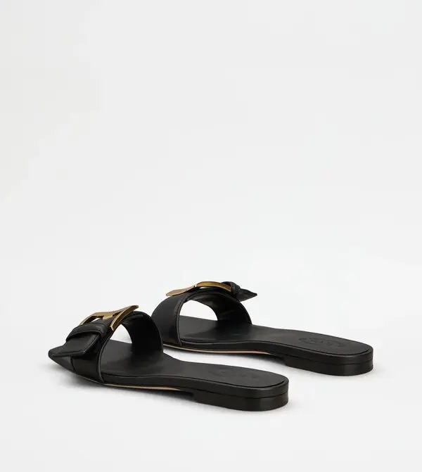 TOD'S Square-toe Flat Sandals