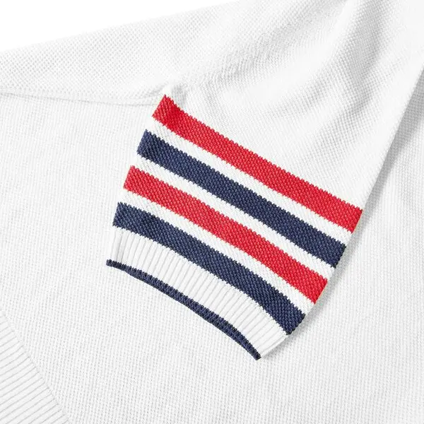 Thom Browne Short-sleeve Polo Knit Top