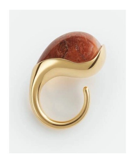Bottega Veneta Large Drop Marble Ring