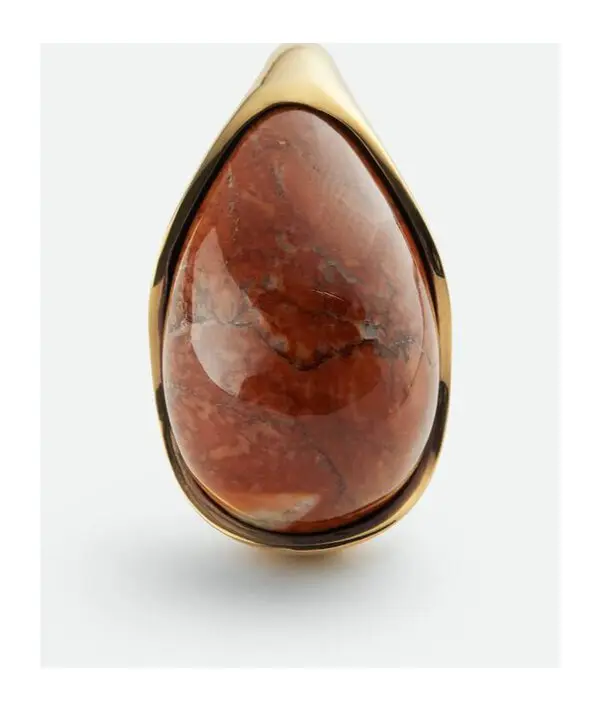 Bottega Veneta Large Drop Marble Ring