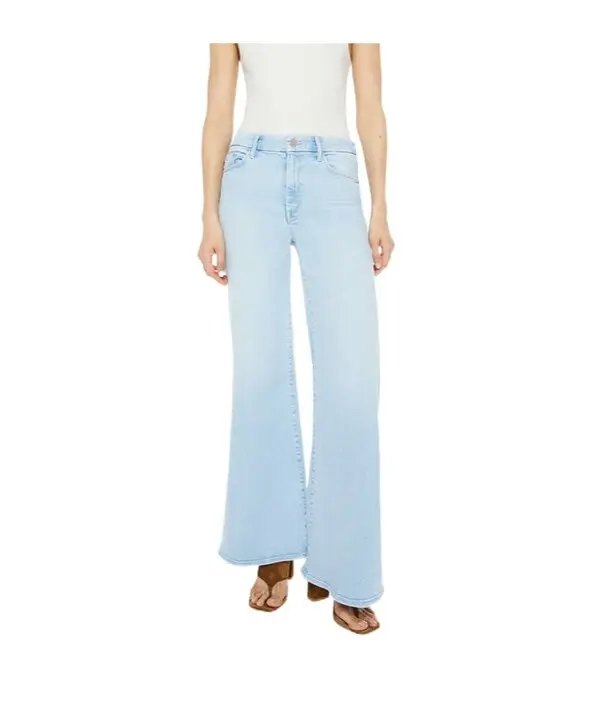 MOTHER High-rise Wide-leg Jeans - Blue