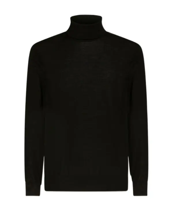 Etro High Neck Jumper With Logo On Rear