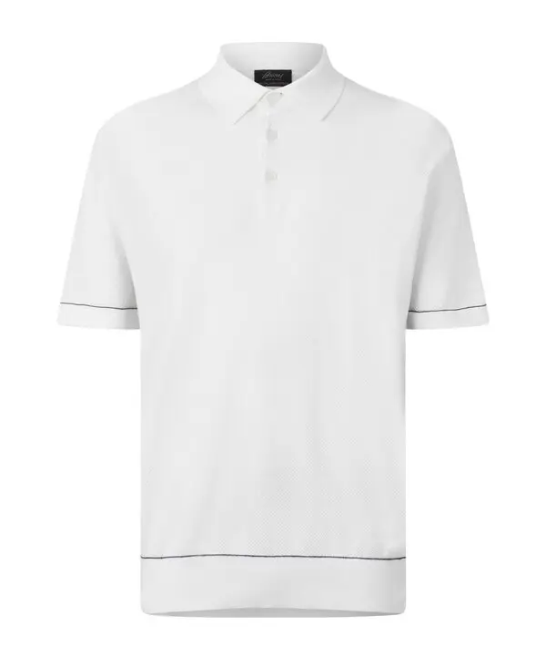 Brioni Knit Polo Shirt