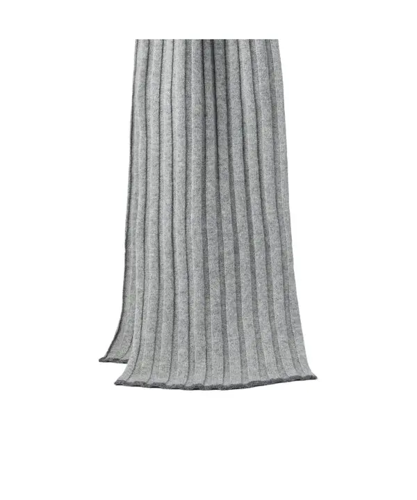 Brunello Cucinelli Cashmere Scarf - Light Gray