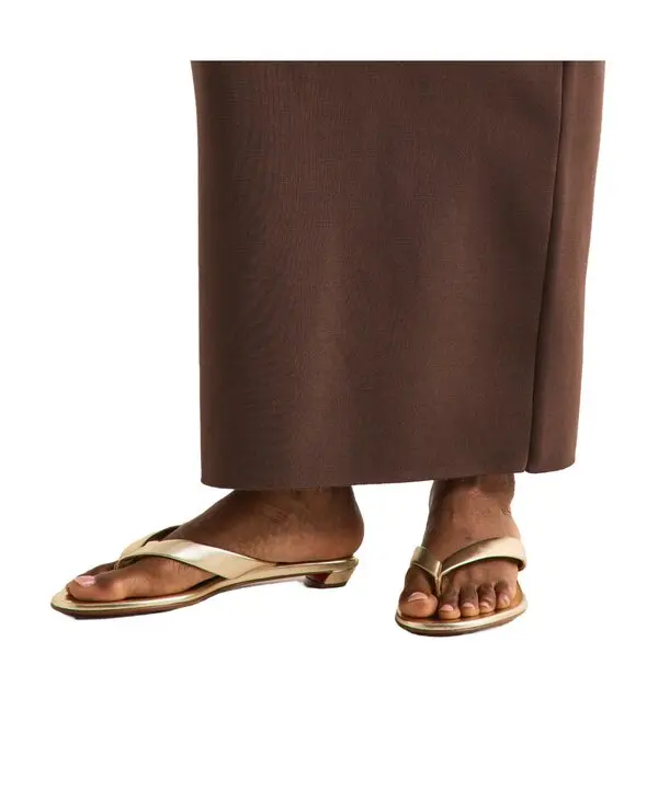 CHRISTIAN LOUBOUTIN Leather Thong Sandals
