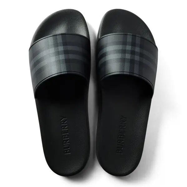 Burberry Furley Check Slides