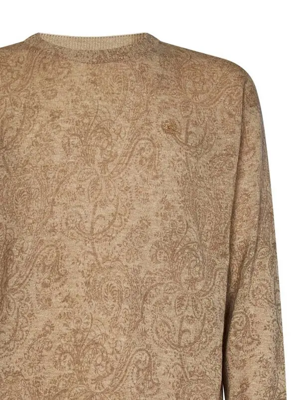 Etro Logo-embroidered Crewneck Knitted Jumper