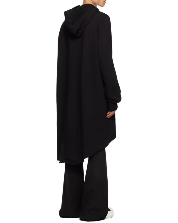 Rick Owens Fishtail Organic-cotton Hoodie