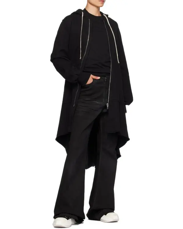 Rick Owens Fishtail Organic-cotton Hoodie