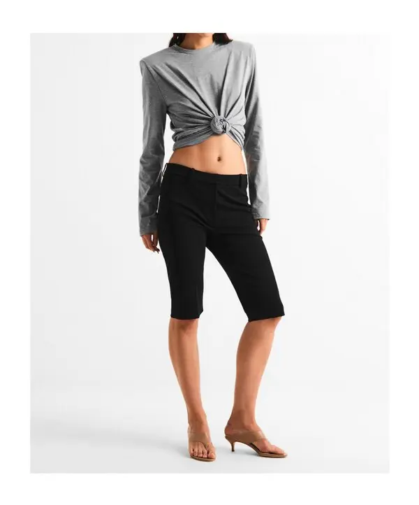Magda Butrym Long Sleeve Blouse With Knot Detailing