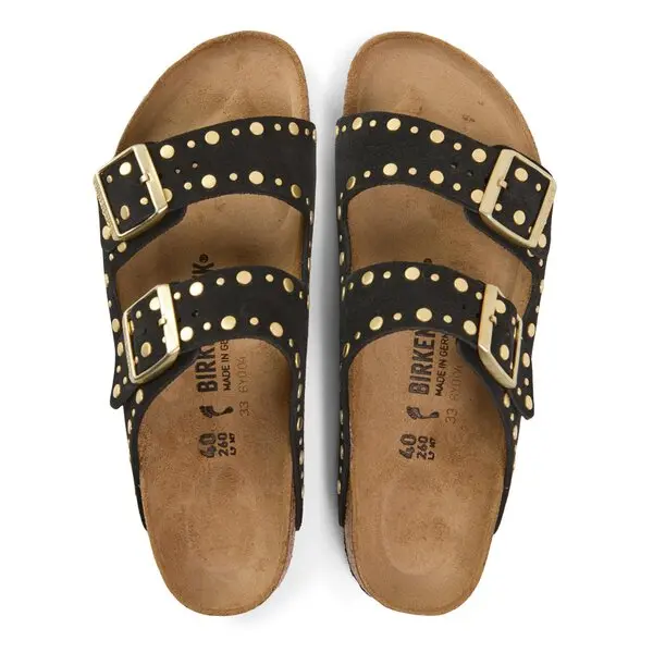 BIRKENSTOCK Arizona Studded Flat Sandals - No
