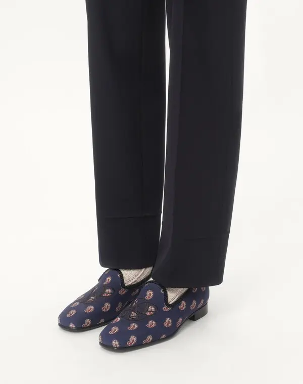 Valentino Garavani All-over Patterned Slip-on Loafers