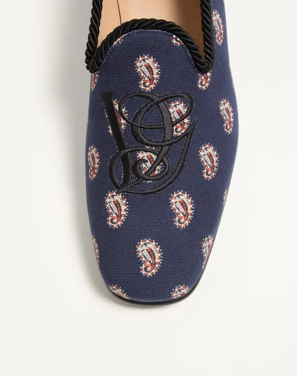 Valentino Garavani All-over Patterned Slip-on Loafers