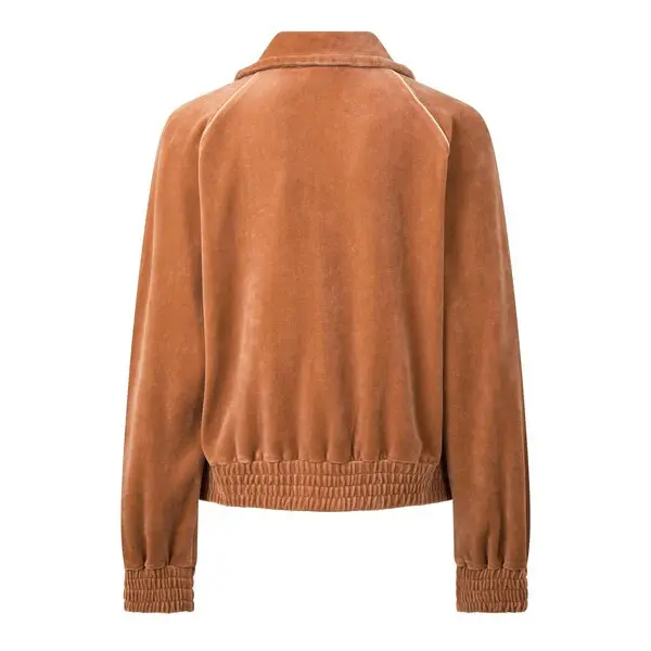 Chloé Velour Zip-up Track Jacket
