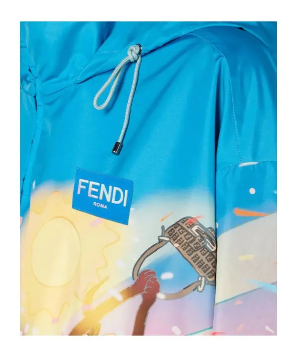 Fendi Fantastic Future Collaboration Windbreaker Jacket - Polychromatic