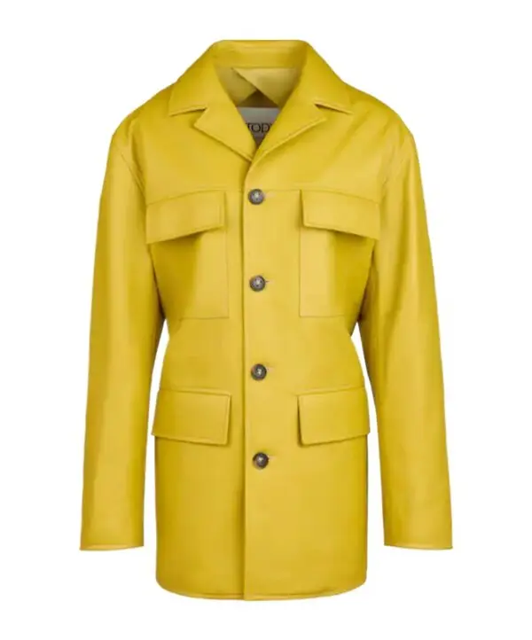 TOD'S Long-sleeved Leather Jacket