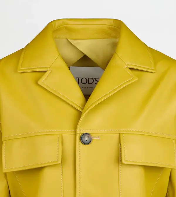 TOD'S Long-sleeved Leather Jacket