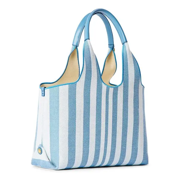Chloé Striped Tote Bag - Blue