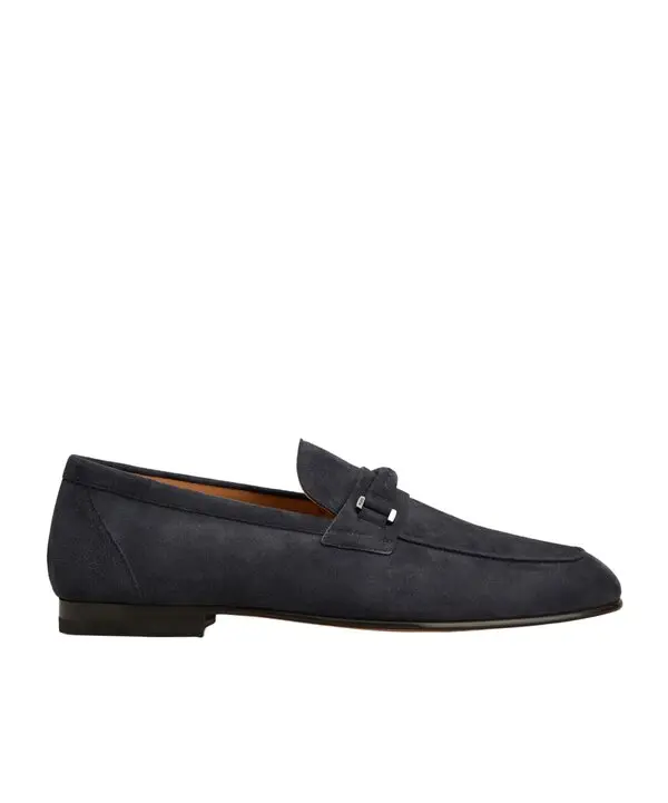 TOD'S Round Toe Loafers With Decorative Beads