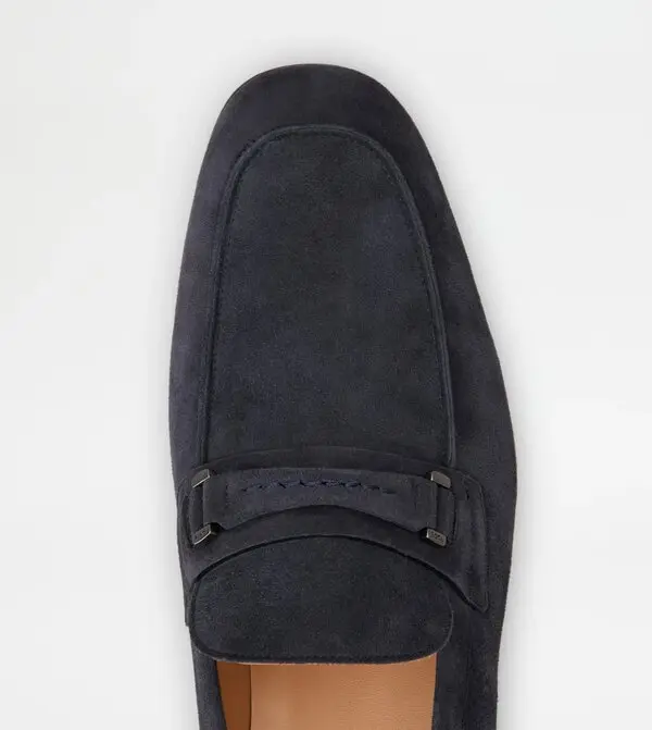 TOD'S Round Toe Loafers With Decorative Beads