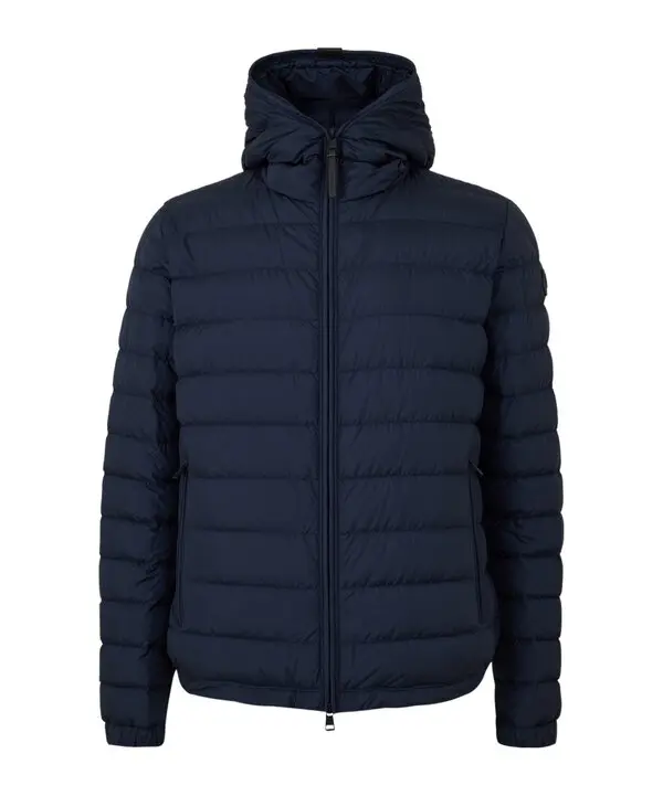 Moncler Hooded Horizontal-quilted Lightweight Down Jacket
