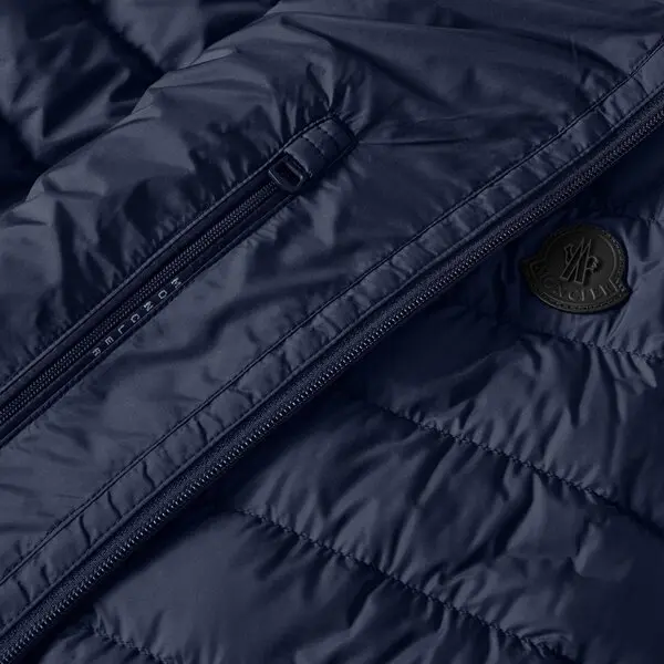 Moncler Hooded Horizontal-quilted Lightweight Down Jacket