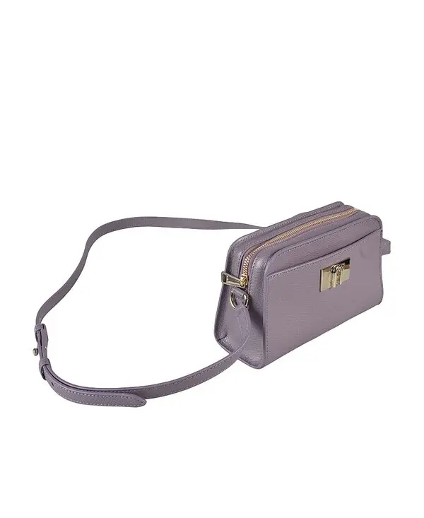 Furla Aura Pebbled Leather Crossbody Bag