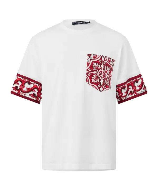 Dolce & Gabbana Neck Short-sleeve Tee - No