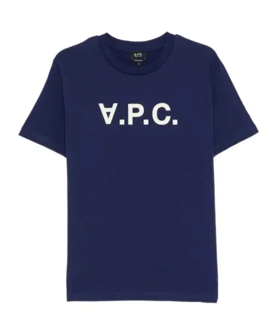 A.p.c. Round Neck Regular Short Sleeve - Blue