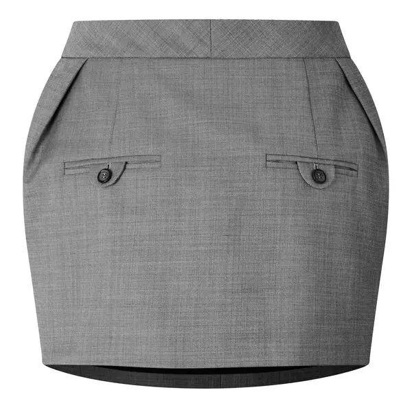 Magda Butrym Monogram Print Mini Skort