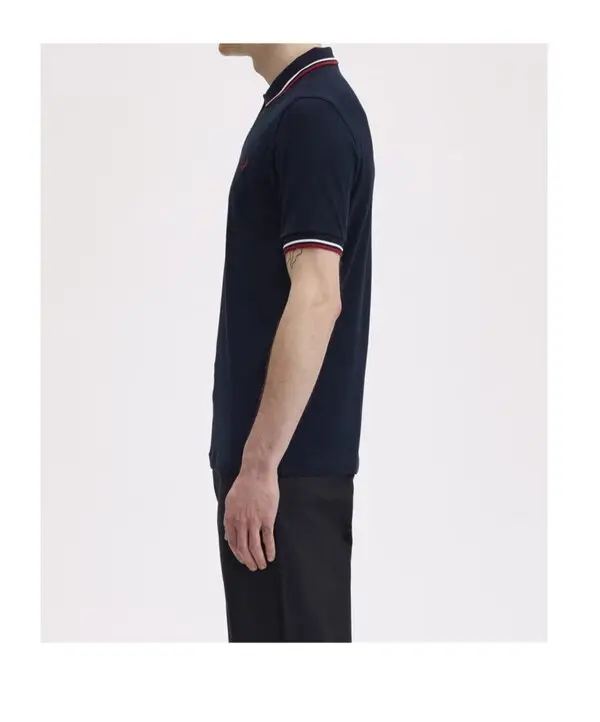 Fred Perry Short Sleeve Twin Tipped Polo Shirt