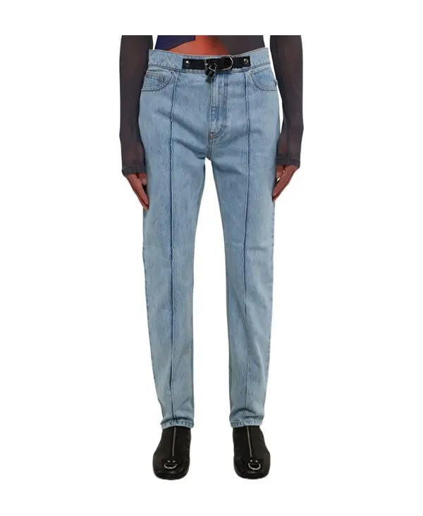 J.W.ANDERSON Padlock-detail Straight-leg Jeans