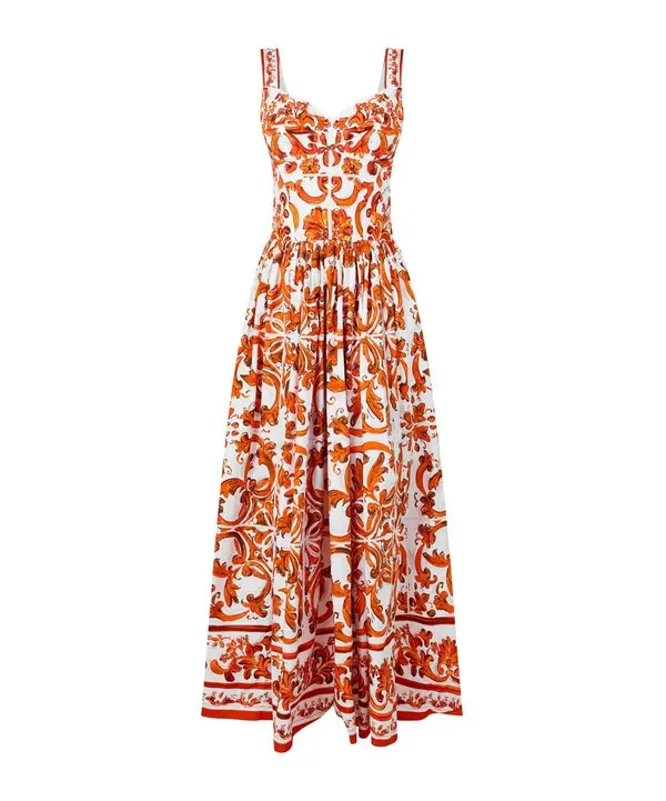 Dolce & Gabbana Sleeveless Midi Dress