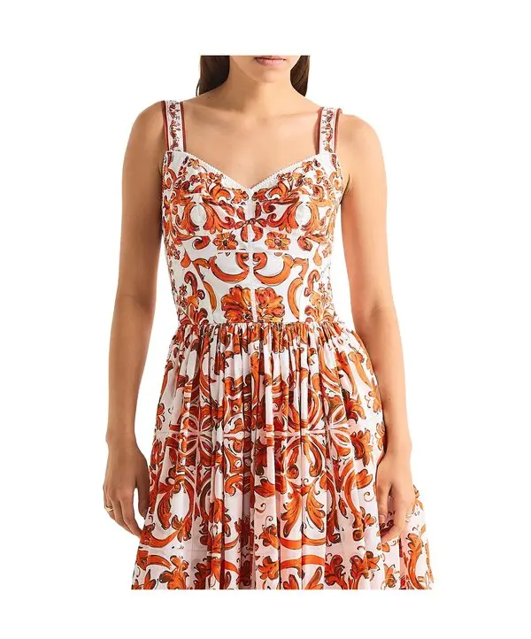 Dolce & Gabbana Sleeveless Midi Dress