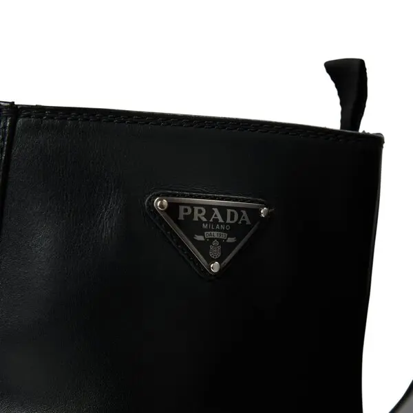 Prada Solid Color Ankle Boots