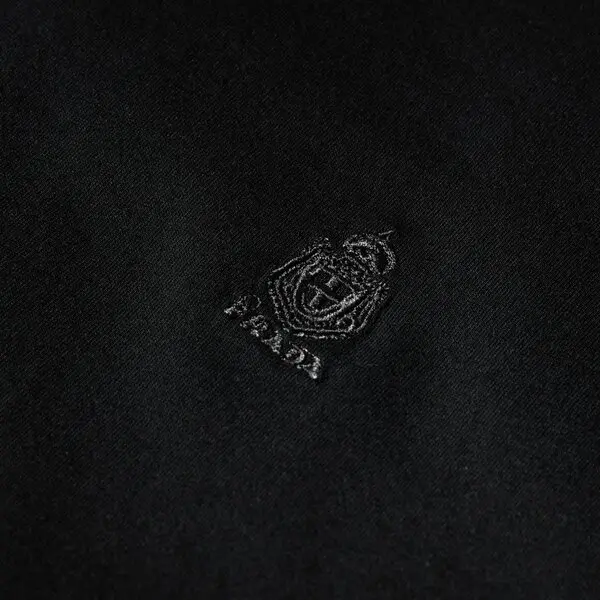 Prada Plain Crewneck Short-sleeve Tee