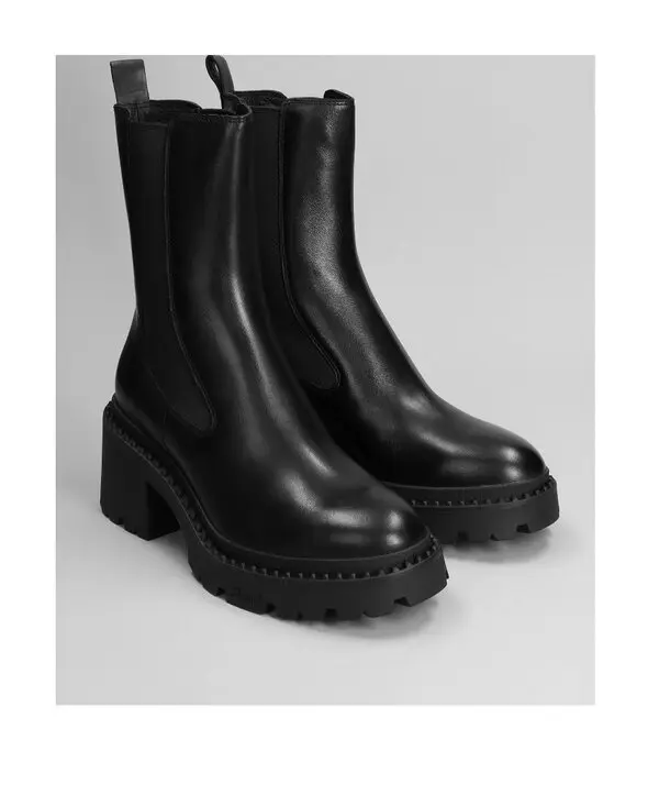Ash Nico 75mm Leather Ankle Boots