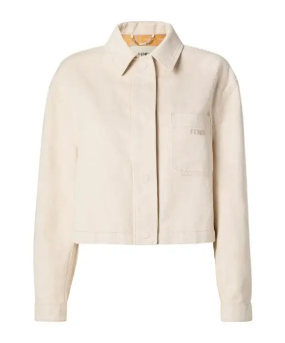 Fendi Beige Denim Jacket