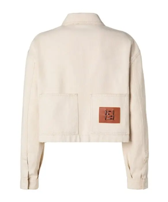 Fendi Beige Denim Jacket