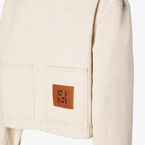 Fendi Beige Denim Jacket