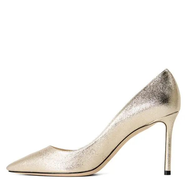 JIMMY CHOO Metallic Glitter Pointed-toe Stiletto Pumps