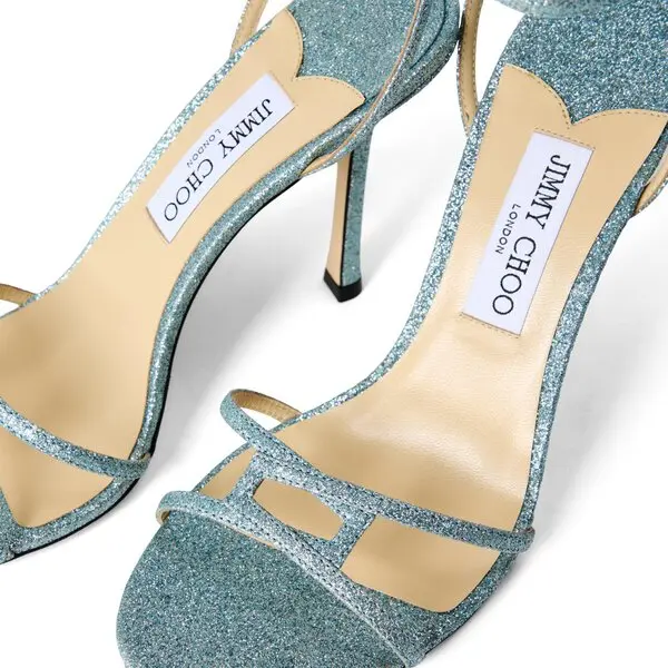 JIMMY CHOO Strappy Stiletto Sandals - Blue